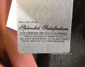 Splendid Satisfaction