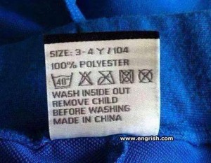 Please check pockets for children
