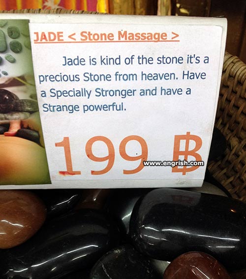 Jade. Specially powerful stronger.